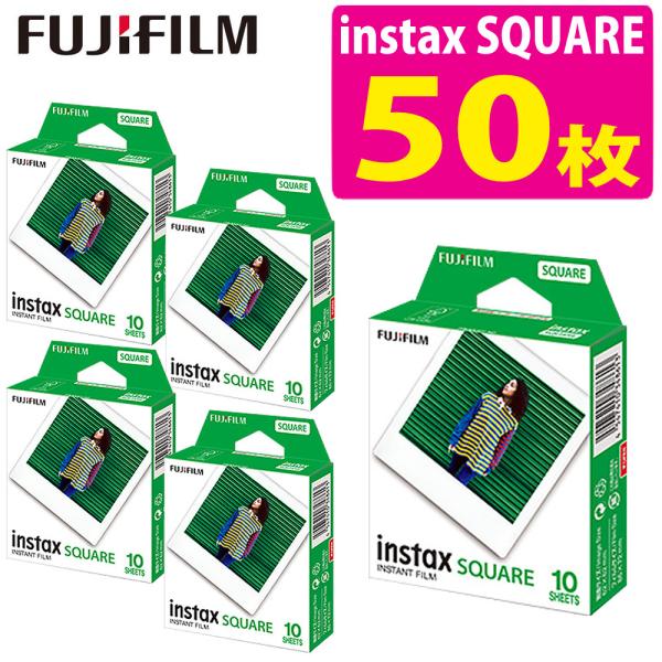 FUJIFILM [フジフイルム]インスタントカメラ チェキ用フィルムinstax SQUARE 専用instax SQUARE WW1[インスタックス　スクエア]instax SQUAREに対応したフィルム。画面サイズが62mm×62mm...