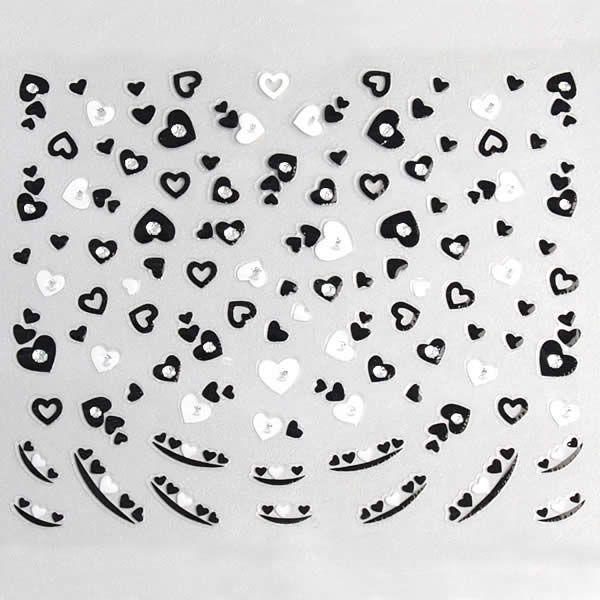 ネイルアートに大活躍！貼るだけで簡単に可愛いネイルができあがります♪●商品名ネイルシール ブラックアートハート●サイズ1シート：5.2cm×6.2cm●備考※上記表示商品1枚の価格となります。※注意事項※・目・口の周りや肌の敏感なところには...