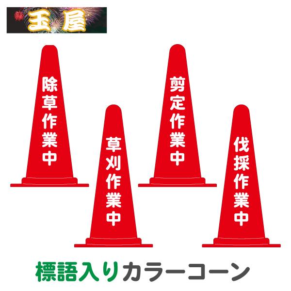 ※1点の価格ですセレクトボックスよりご希望の商品をお選びくださいカラーコーン仕様●本体色：赤●サイズ：約 385×385mm●高さ：約700mm●重量：約900g●素材：PE樹脂名入れ仕様3M社製カッティングシート (無反射)●素材：ポリ塩...