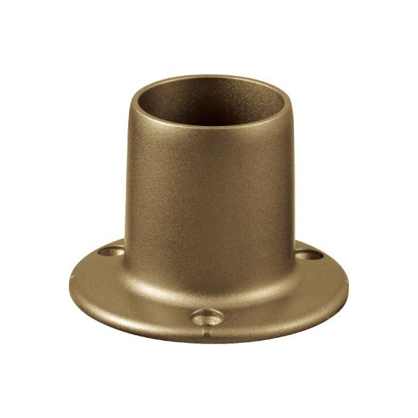 ３５Φの丸棒手摺り用の金具です。Ｍブラウンの手すりにはブラウン色、クリアの手すりにはゴールド、シルバーがベストマッチです。材　質亜鉛合金　取付ビス付