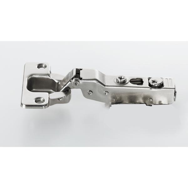 ワンタッチスライドヒンジ105°開き/10mmカブセ【　仕様　】●扉の三次元調整ができます（前後＋3/−0.5 mm、かぶせ量〔左右〕＋2/−4 mm、上下±2 mm〔別売の151シリーズ座金で調整〕）。【　別売品　】●151シリーズ マウ...