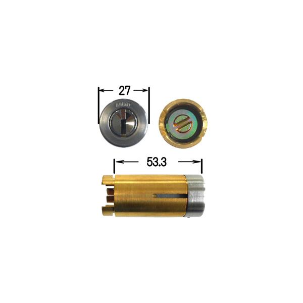 防犯性の高いディンプルシリンダー水平２方向、高性能１２本ピンシンダーで、アンチピッキングピンの採用による高い耐ピッキング性能。ドリルによる鍵破壊に抵抗のある超硬ピンを内蔵仕上げ：シルバー適応ドア厚　35〜38mmカギは5本付属します●適合メ...