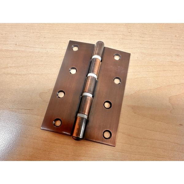厚口の角丁番でリング入りで動きも滑らかです3.8ｘ25　木ネジ付※　送料は　少数枚数の場合はクリックポストになります　　7枚以上の場合は　宅急便となります