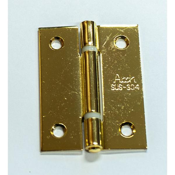 127,102,89,76,64,51mmの6サイズを在庫しております。厚口の角丁番でリング入りで動きも滑らかです　2.7ｘ16　木ネジ付※　送料は　少数枚数の場合はクリックポストになります　　20枚以上の場合は　宅急便となります