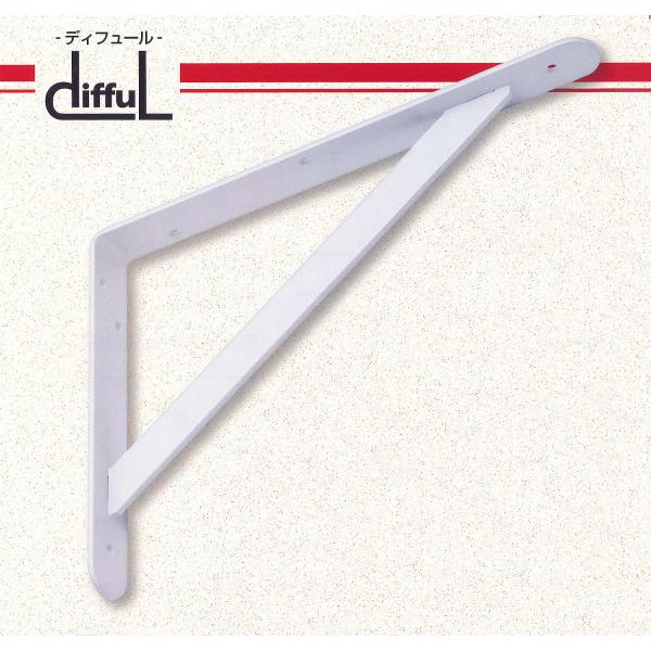 業者向け商品のため安心してご使用いただけます。カウンターの受けに最適材質　本体：鋼　粉体焼付塗装サイズ　595ｘ420耐荷重100kgf/1個●重量用の棚受で、大きな棚にも使用可能です。●ねじ頭が本体と同じ色の取付ねじが付属します。