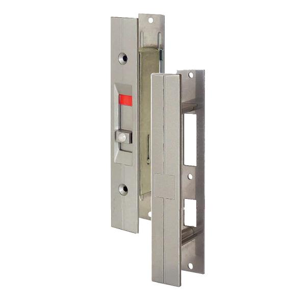 玄関引き違い戸専用の取替錠です。内側からのみ施錠できる内締りです。シルバー、ブロンス、ブラックの３色ございます。GA-900F 引違戸の呼称/取付適応寸法※安全にご使用頂くため、必ず付属の取付説明書を最後までお読み下さい  戸厚寸法　20m...