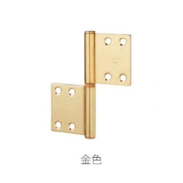 用途：軽量木製ドア材質：ステンレス　SUS304仕上：金色左右兼用取付ビスは　3.5ｘ25　皿　が付属しております4枚までメール便できます※200枚以上別途お見積りいたします