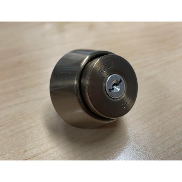 美和ロック製　U9　BH,LD,LDSP,DZ用　シリンダー　キー3本付き適応ドア厚：33〜42ｍｍブロンズ　CB仕上げ