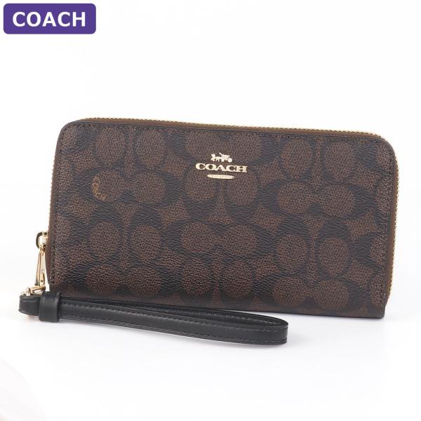 コーチの新作を入荷しました。■商品特徴財布 コインケース 小銭入れ カードケース ジップアラウンド ラウンドファスナー フルジップ レディース レザー 革■モデル：LZA WLT SIG CNVS ロング ジップ アラウンド ウォレット・シ...