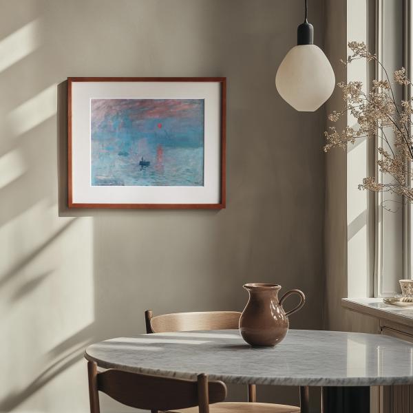 作家名：クロード・モネ  /  Claude Monet作品名：印象・日の出 / Impression, Sunriseサイズ（額外寸）: W424mm × H348mm × D23mm重量：約1.6kg技法：ジクレー用紙：水彩紙フレーム：...