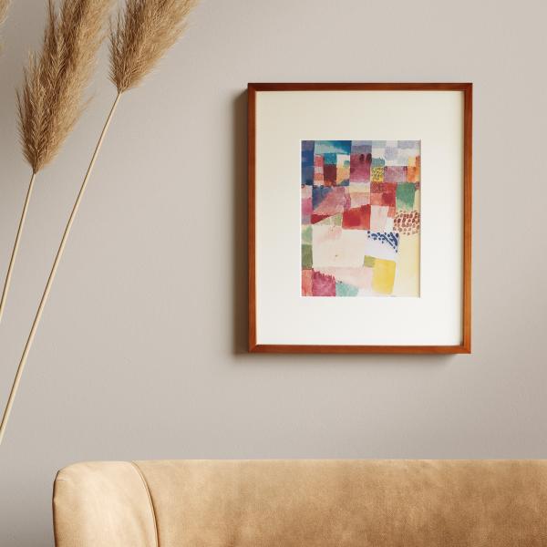 作家名：パウル・クレー / Paul Klee作品名：ハマメットのモチーフ/ Motif from Hammametサイズ（額外寸）: W348mm × H424mm × D23mm重量：約1.6kg技法：ジクレー用紙：水彩紙フレーム：木製...