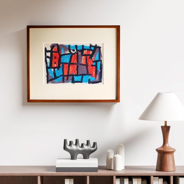 作家名：パウル・クレー / Paul Klee作品名：ある夜の前の時間 / The Hour Before One Nightサイズ（額外寸）: W424mm × H348mm × D23mm重量：約1.6kg技法：ジクレー用紙：水彩紙フレ...