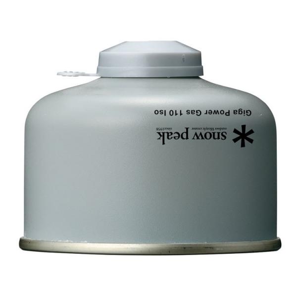 サイズφ9×6.5cm特長炎にこだわるスノーピークは、ガスにもこだわる。ガスは燃焼器具のパフォーマンスを引き出す、重要な存在です。各器具に合わせた専用缶を、必ずご使用ください。仕様●LPG(液化イソブタン・液化ブタン) ●NET:110g