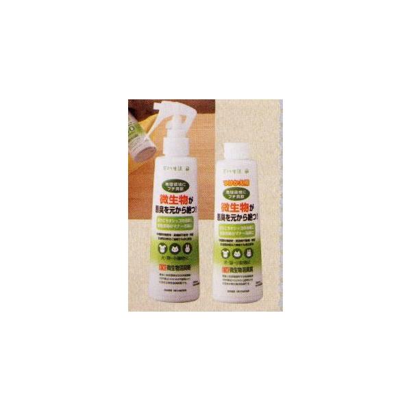 臭い対策おすすめ●ＥＭが善玉菌の活動を助け、悪臭の原因である腐敗菌の増殖を抑える●微生物が定着することで悪臭の再発を長く抑えます。●除菌剤不使用、ナチュラルに消臭しますEMペット微生物消臭剤