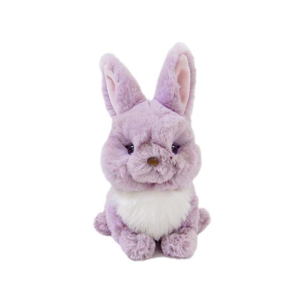 約H18×W12×D16cmふわふわな生地で手触りがたのしめる子うさぎぬいぐるみシリーズ、Lapinou（ラピヌ）手のひらにちょこんと乗る大きさです。
