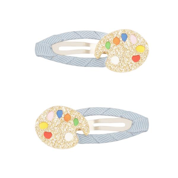 長さ：約5cm（飾りを含まない留め具部分）2個入り※キッズ向け商品です。大人はアクセントとしてお使いいただけますが、一定量以上の毛髪をキープするには大きさや強度が足りませんのでご了承下さい。