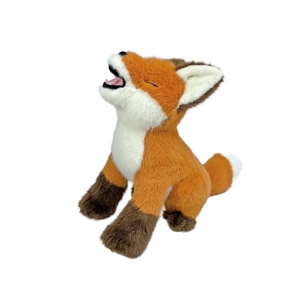 サイズ：約H25c目を瞑って遠吠えしているアニマルシリーズ鳴き声が本当に来そうな可愛さです。