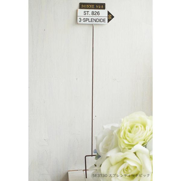 商品名：　スプレンディッドピック 5E3730 W65×L2×H35(295)mm素材：アイアン●アンティーク調のため色ムラや汚し加工を施しており個体差があります●プレートや針金のゆがみ、文字がかすれている場合があります●画面上の色は、OS...