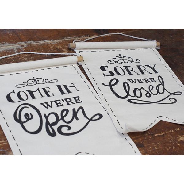 サイズ：W21.5×D1.5×H40cm材質： 木、綿 ●「OPEN」と「CLOSE」の2点セット ●メール便発送は折り目が付く場合があります。予めご了承くださいませ●画面上の色は、OS、ブラウザ等のパソコン環境により、実物とは多少異なる場...