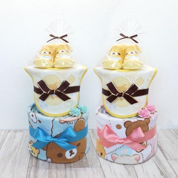 【ケーキアイテム詳細】■おむつは、パンパースとメリーズからお選びいただけます。（テープタイプ）　新生児サイズの場合： 22枚　Sサイズの場合： 19枚　Mサイズの場合： 16枚■ベビーソックス（サイズ：9〜12cm）■スタイ（綿100%）■...