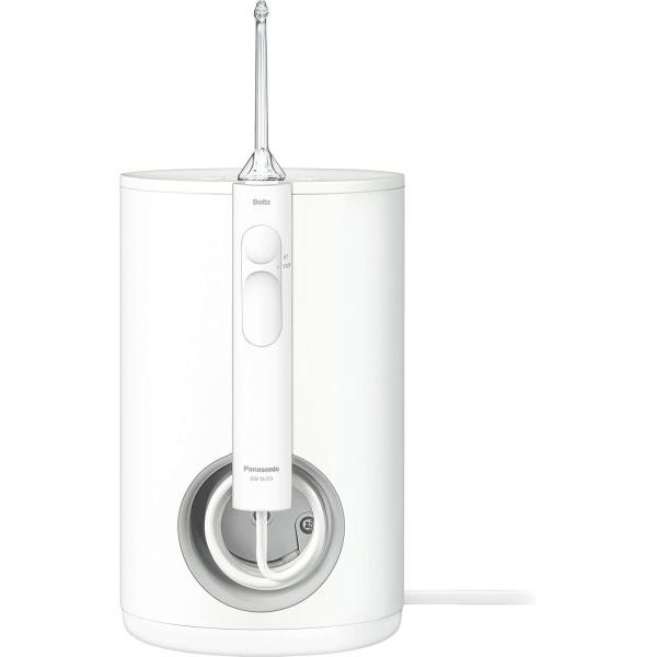 【商品説明】独自技術 「超音波水流」のチカラで歯間・歯周ポケットケア※1 ※2新搭載、ポイント磨きノズル約3分たっぷり使える大容量モデル付属品:超音波水流ノズル2本・ポイント磨きノズル1本・ノズルスタンド※1 バブルが弾ける際の衝撃波により...