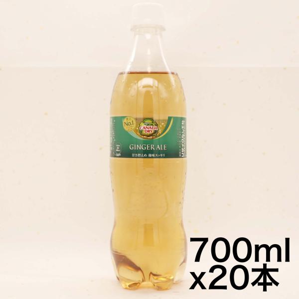 コカ・コーラ カナダドライジンジャーエール700mlPET ×20本