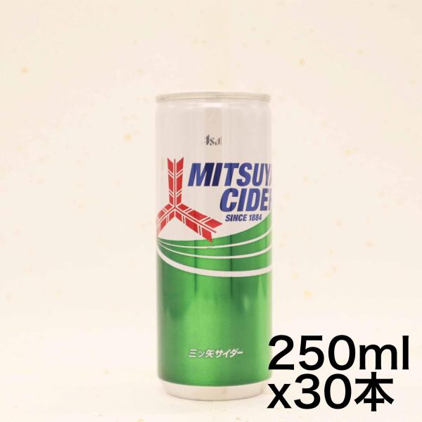 アサヒ飲料 三ツ矢サイダー 缶 250ml×30本