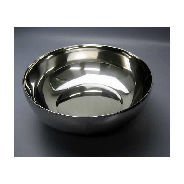 19x8cm　韓国製　※冷麺にはやはりこの本場韓国製のCOOLなステンレス製の器でどうぞ 391-33-672