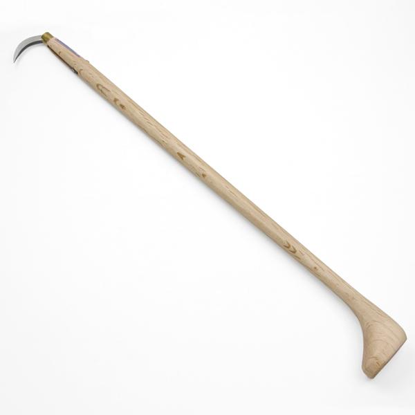 製品仕様■サイズ：刃の長さ 約57mm（爪の先から爪の付け根までを直線で測った長さ）輪 直径15.9mm柄の長さ 約600mm■材質：刃 S55C、柄 一位樫（イチイガシ）■柄の形状：丸型■製造：日本製■特徴：魚市場・漁場から畜産・農業まで...