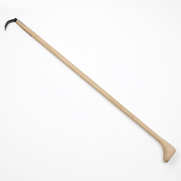 製品仕様■サイズ：刃の長さ 約73mm（爪の先から爪の付け根までを直線で測った長さ）輪 直径約16.3mm柄の長さ 約900mm■材質：刃 S55C、柄 一位樫（イチイガシ）■柄の形状：丸型■製造：日本製■特徴：元々は鯨の移動に使われる手鉤...