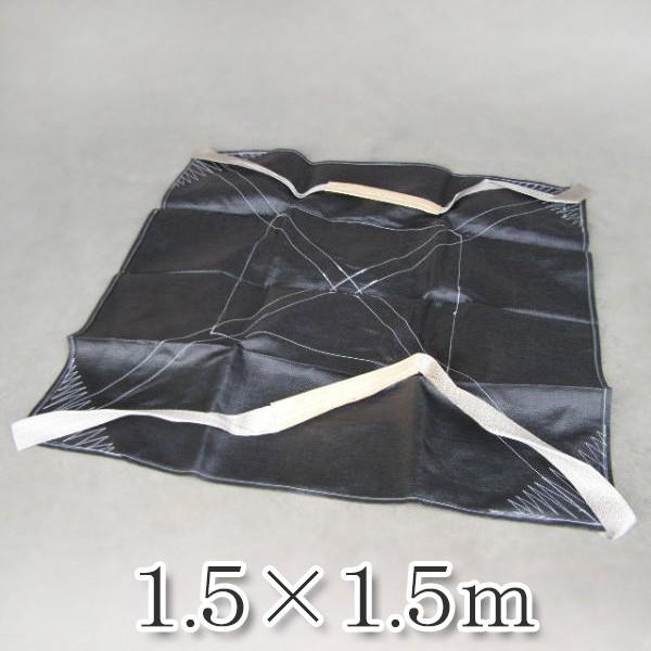 製品仕様■モッコ寸法：1.5m×1.5m■吊り下げベルト：幅70mm×長さ約0.8mL■最大荷重：1.000kg未満（初回吊荷重）■材質：ポリプロピレン100パーセント（平型、底当て布付き）■特徴：造園での運搬から土木作業、農産物の運搬作業...