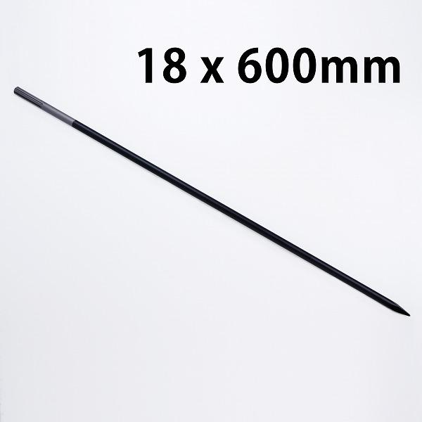 製品仕様■サイズ：シャンク SDS-max18全長 600mm■材質：SKS材(先端)■硬度：56〜60■適合メーカー：マキタ・HiKOKI(旧日立)・京セラ(旧リョービ)ボッシュ・ヒルティ■用途：深いところのはつり作業、炉の解体等■使用業...