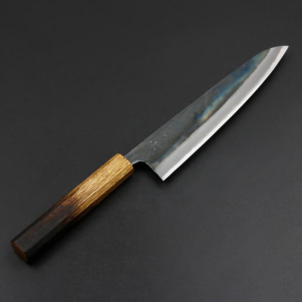 製品仕様■サイズ：全長約365mm刃部 刃渡り約210mm 刃幅約45mm(刃元) 刃厚約3mm柄部 長さ約140mm 幅約25mm(最大) 厚み約19.5mm■重量：約165g■材質：刃部 切刃 青紙スーパー 地金 軟鉄柄部 炙り白樫■刃...