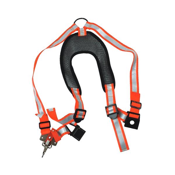 製品仕様刈払機全機種対応■安全装置赤ベルト部分を引っ張るだけですぐに外せる■メッシュ部分:ハニカム構造軽くて強度があり伸縮可能、振動を軽減する。通気性抜群で熱がこもらず快適。長時間の作業でも疲労感を軽減■両肩タイプ■反射板付き薄暗い中でも光...