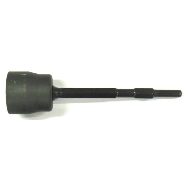 製品仕様■サイズ：シャンク 17H全長 280mm 径 70mm■材質：構造用合金鋼材■適合メーカー：マキタ・HiKOKI(旧日立)・京セラ(旧リョービ)ボッシュ・ヒルティ■用途：アスファルトコア抜き試験後の穴埋めフェンス等の支柱の基礎部の...