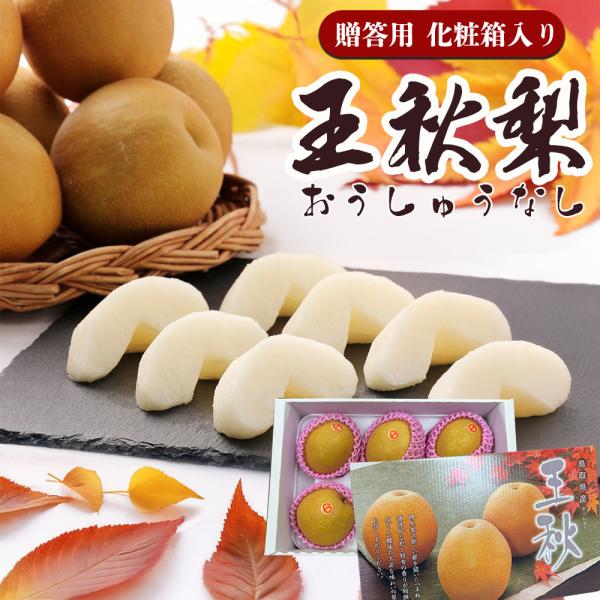 ■商品王秋梨（鳥取県産）■容量・秀品：1ケース6玉入り（計約 3kg）■発送時期こちらの商品は11月下旬頃より順次発送いたします。※農作物ですので、お届けのご希望を承ることが出来かねます。ご不便をおかけしますがご理解の程よろしくお願い致しま...