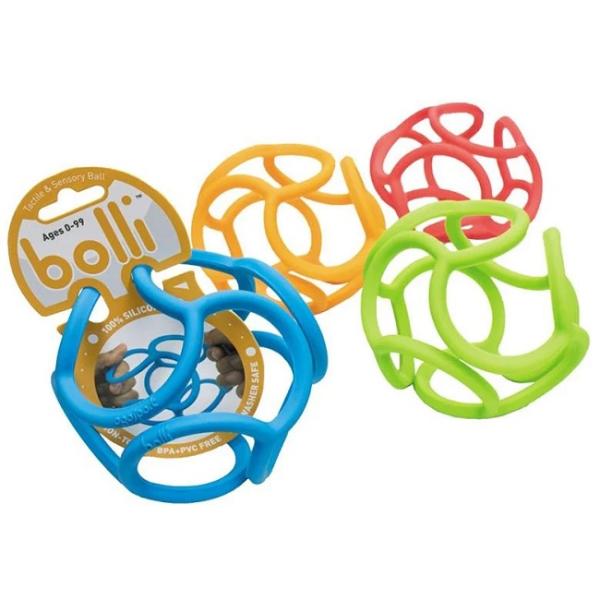 カラフルで握りやすく柔らかいシリコンのボール型歯固め！握ったり、噛んだり、引っ張ったり、新生児の成長に大切な目と手の連動運動を促します。当たっても踏んでも痛くない柔らかなシリコン素材は、歯ぐきに優しく適度な噛み心地。赤ちゃんの小さな手でもし...