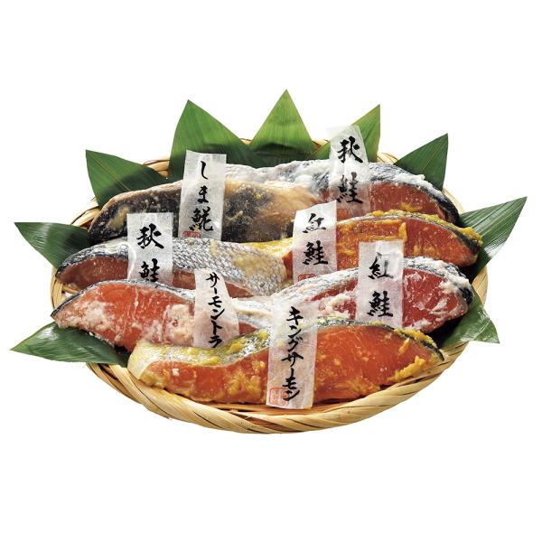 小樽の造り酒屋(田中酒造)の酒粕を使った芳醇で食欲をそそる酒粕漬。魚の旨味を引き出せるようブレンドしたオリジナルの甘味噌漬。コクとまろやかな甘さの上品な旨味にこだわった西京漬。それぞれの魚に合った組み合わせで、一切れ一切れ丁寧に漬け込み低温...