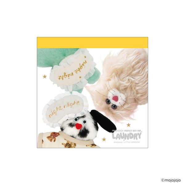 mojojojoステーショナリーシリーズ第2弾！「LAUNDRY（洗濯）」をテーマに、「Todd friends」のキャラクターたちが、洗濯日和の青空の下で洗ったり・洗われたりする様子を、カラフルでポップな色合いで描いた新シリーズ2柄・各5...