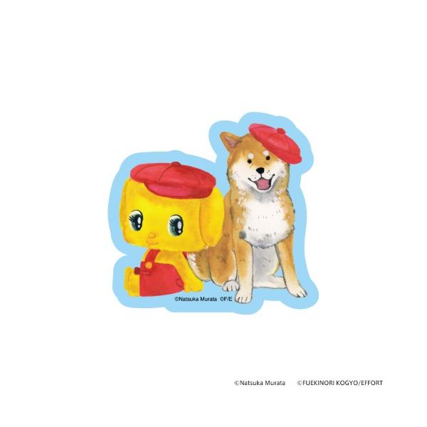 Old Resta × 人気イラストレーター 村田夏佳さんとフエキさんのコラボアイテムが登場！柔らかな水彩タッチで描かれるこれまでにない新しいステーショナリーです。フエキくんと柴犬達が並んだ姿を描いたダイカットステッカー。スマホケースに入る...