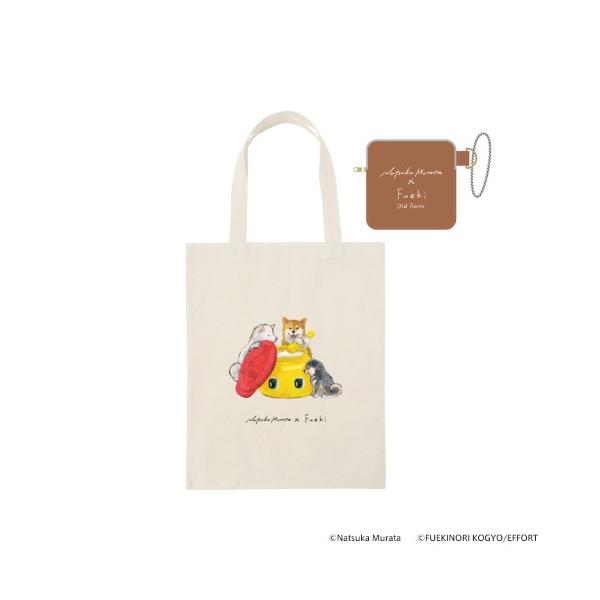 Old Resta × 人気イラストレーター 村田夏佳さんとフエキさんのコラボアイテムが登場！柔らかな水彩タッチで描かれるこれまでにない新しいステーショナリーです。フロントにどどんとイラストをプリントしたトートバッグ。内ポケットと背面に外ポ...