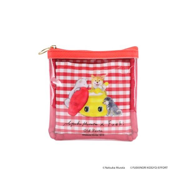 Old Resta × 人気イラストレーター 村田夏佳さんとフエキさんのコラボアイテムが登場！柔らかな水彩タッチで描かれるこれまでにない新しいステーショナリーです。前面クリアなPVC製のスクエアポーチです。中にギンガムチェック柄の仕切りが付...