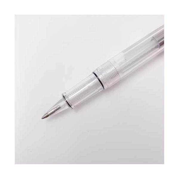 中のインクが透けて見えるスケルトンボディが特徴のローラーボールペン。万年筆のインクが使えて、滑らかな書き心地が特徴です。好きなキャップとインクで組み合わせを楽しんで。商品仕様 ・コンバーター付き ・インクカートリッジ式/コンバーター吸入式　...