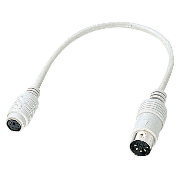 ●DOS/Vパソコンのキーボードコネクタを変換するケーブルです。●ミニDIN6pinのキーボードをDIN5pinコネクタに変換可能です。●銅製の高密度編組みシールド材の内側に密閉型のアルミシールド処理を施した二重シールドケーブルで、低域から...