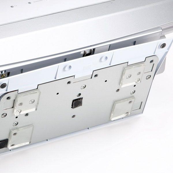 100枚入り簡易パッケージ、無色透明なスチレン系エラストマー素材の耐震ゴムで、キレイに地震対策。