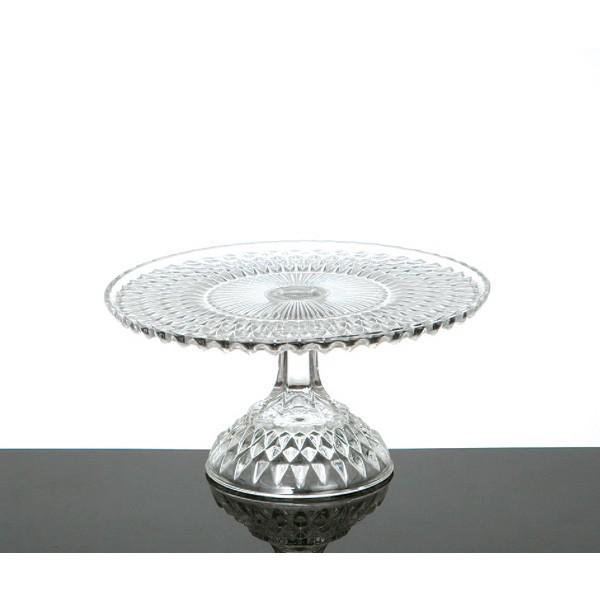 サイズ：H.115 φ230mm 特記事項：※こちらの製品は耐熱ガラスではありません。急激な温度変化によって割れる場合がございます。 関連ワード：ガラスコンポート　ガラス ケーキスタンド デザートプレート フルーツプレート フルーツスタンド