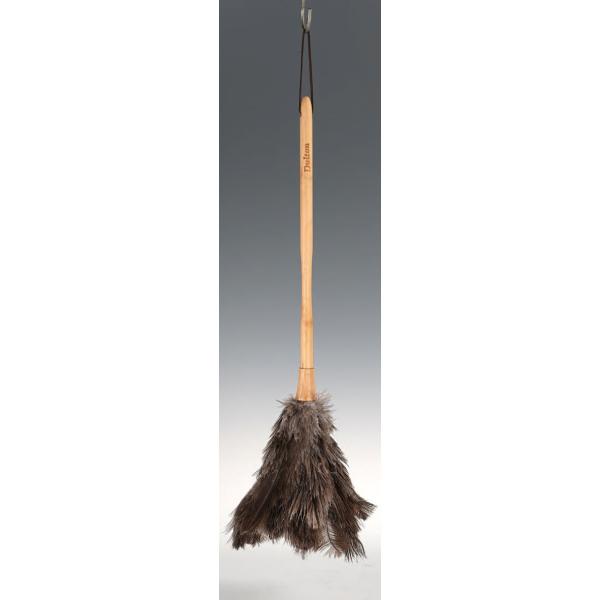 サイズ：L.600mmHandle L.420mm 材質：オーストリッチフェザー竹、革紐