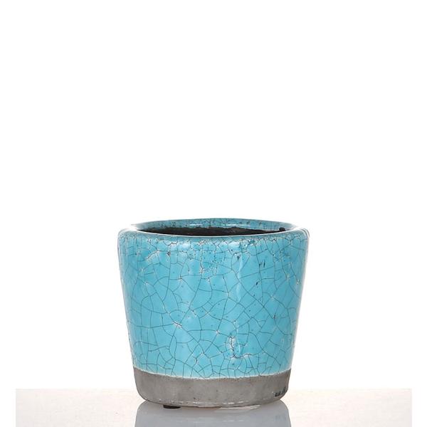 サイズ：H.95 Φ105mm 材質：テラコッタ 特記事項：鉢サイズ：2号鉢目安本製品はハンドメイドの為、形・サイズ・焼き色等に個体差があります。表面のキズ・ピンホールや素地部分・底穴周りにヒビが生じている場合があります。また、釉薬の掛かり...