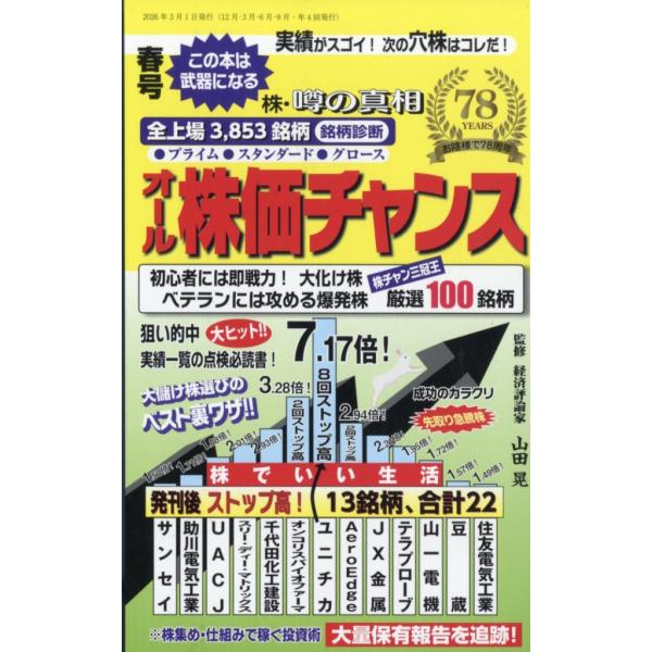 出版社名：産業と経済（中央区新川）発行年月：20260302雑誌コード：12125キーワード：オールカブカチャンス