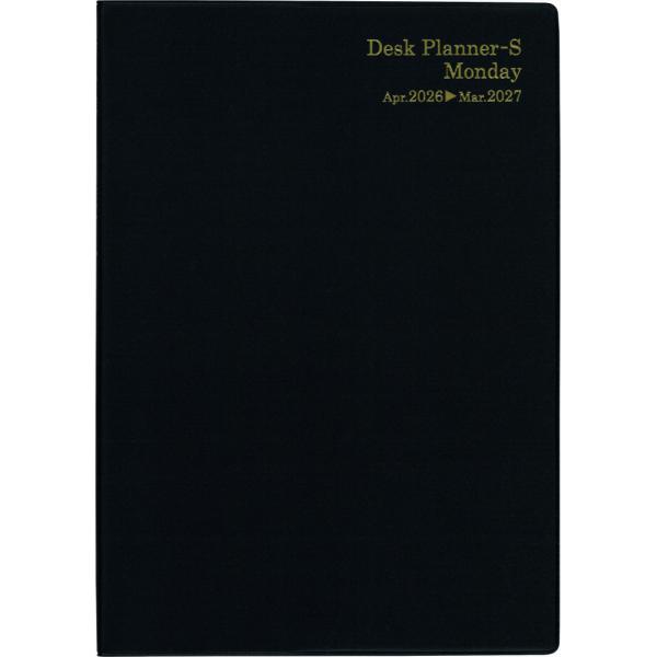 出版社名：博文館新社発行年月：2026年02月キーワード：4505 デスクプランナー マンデー スピンツキ B5 ブラック